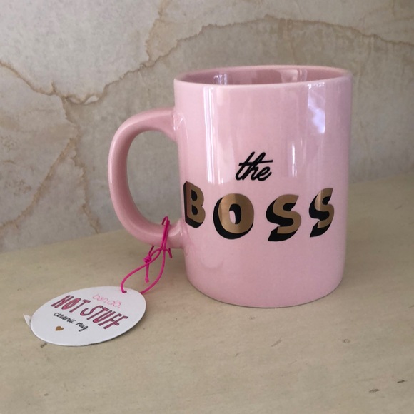 ban.do | Dining | Nwt Bando The Boss Hot Stuff Ceramic Mug Blush | Poshmark